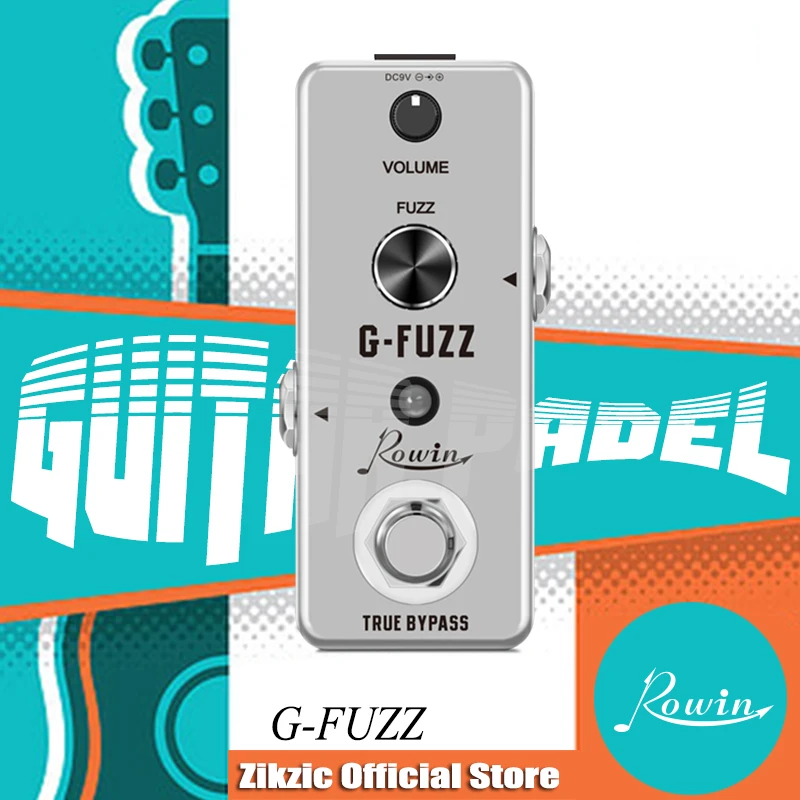 Rowin-Analog-Guitar-Fuzz-Effect-Pedal-Smooth-and-Vintage-Classic-Fuzz ...