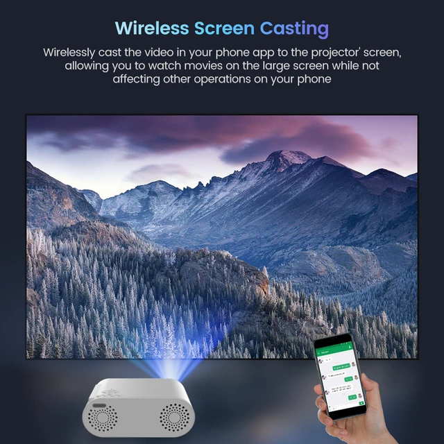 ISINBOX Q10 Projector Android 5G WIFI Full HD Native 1080P , 48% OFF