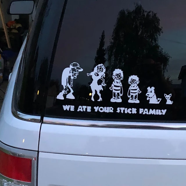 Stick Figure Family Stickers Funny