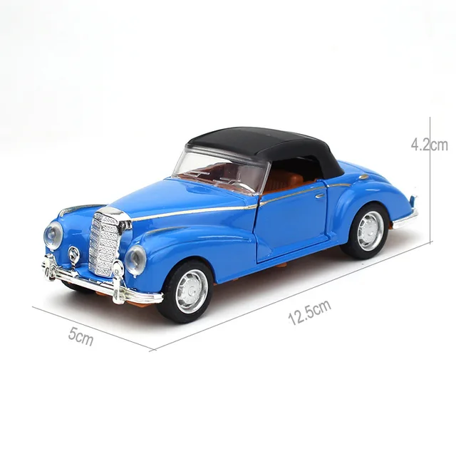 Classic Cars 1/32 Scale Model Alloy Diecast Simulation Pull Back ...