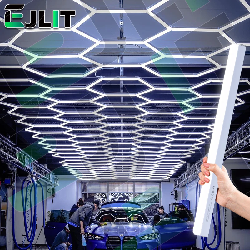 2-year Warranty Honeycomb Led Car Detailing Ceiling Light Customized ...