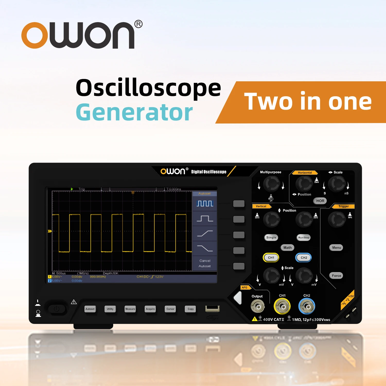 Owon-Digitale-Oscilloscoop-Sds200-2-Kanalen-100Mhz-150Mhz-200Mhz-1gs-S-Fft-25Mhz-14bit ...
