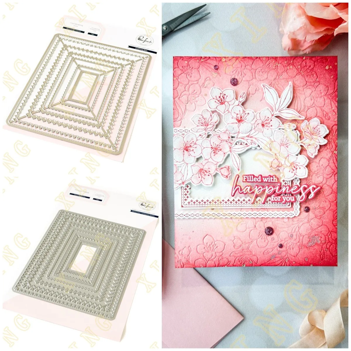 New-Decorative-Frames-Metal-Cutting-Die-Hot-Foil-Scrapbook-Embossed ...