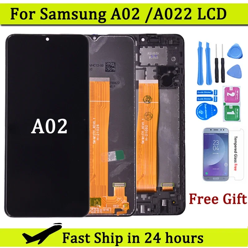 6.5" LCD For Samsung A02 A022 LCD with frame Touch Screen Digitizer LCD ...