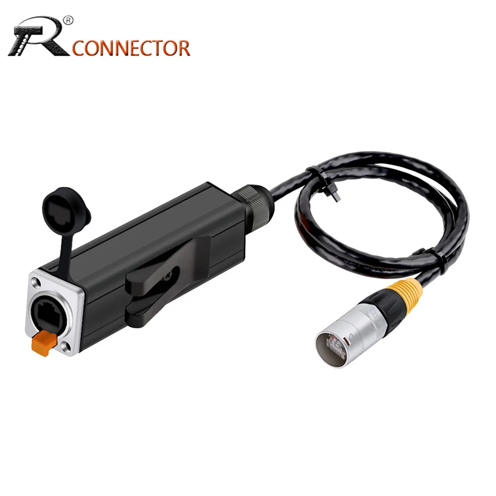Cable-de-estudio-de-escenario-IP65-extensor-de-se-al-de-red-RJ45 ...