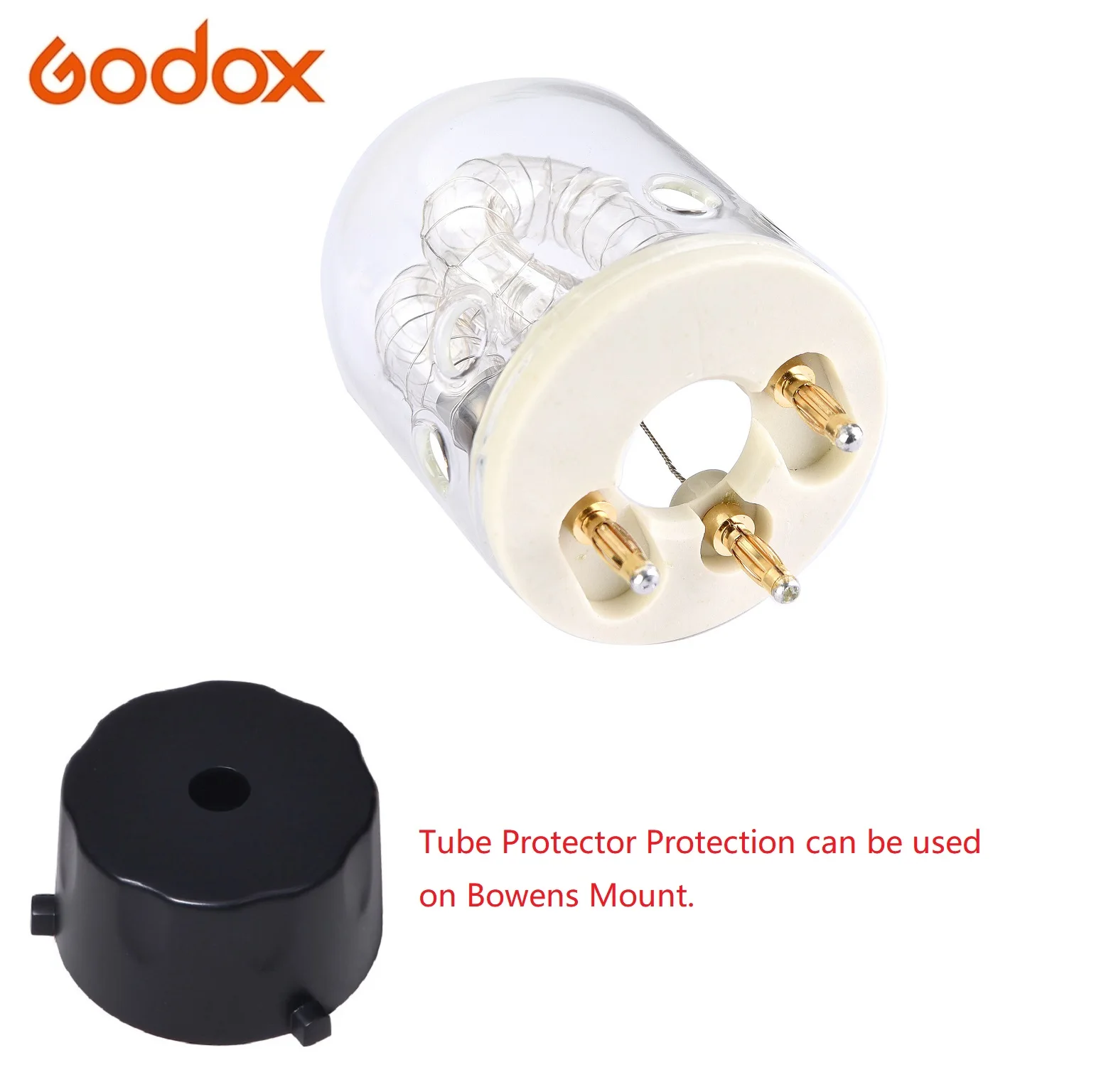Godox-600W-Flash-Tube-Bare-Bulb-Protector-Protection-Cover-for-Witstro ...