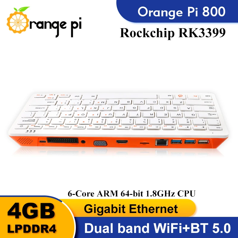 Orange-Pi-800-Keyboard-Computer-4GB-RAM-Rockchip-RK3399-64GB-EMMC-4K-HD ...