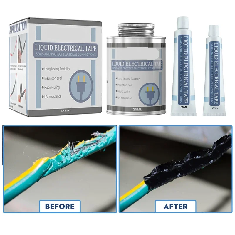 125-50ML-Liquid-Insulating-High-Temperature-Glue-Waterproof-Anti-UV ...