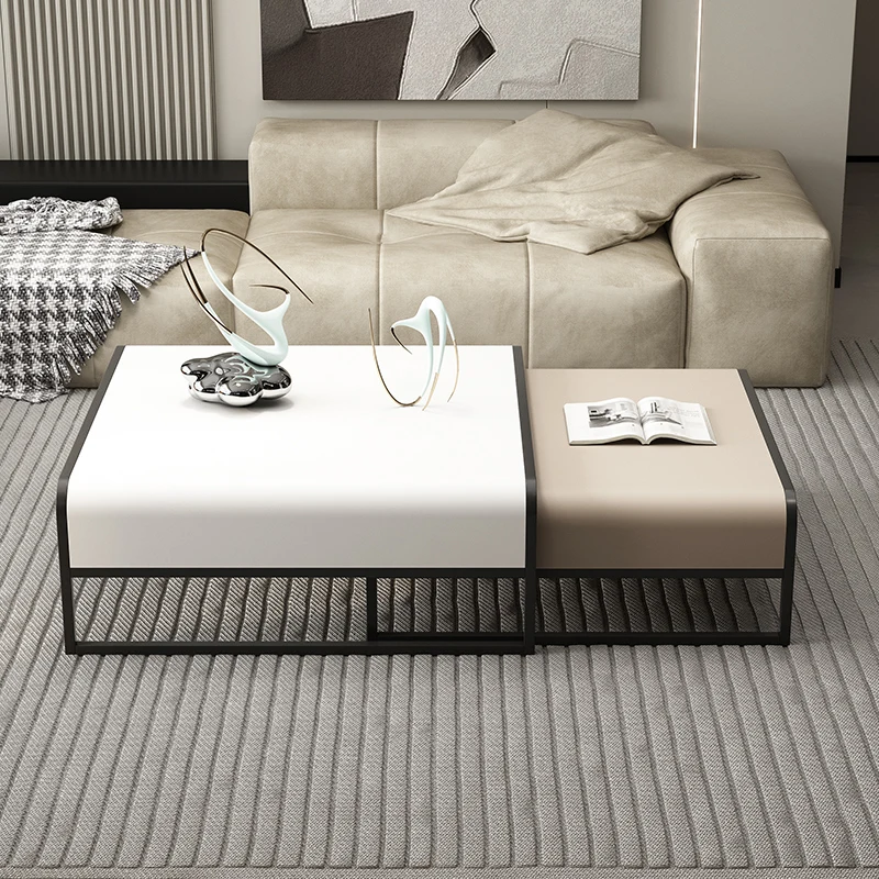 Storage Design Coffee Tables Metal Living Room Modern Nordic Minimalist ...