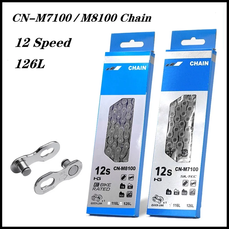 SHIMANO-DEROE-SLX-XT-CN-M7100-M8100-Bike-Chain-12-Speed-12v-Road-MTB ...