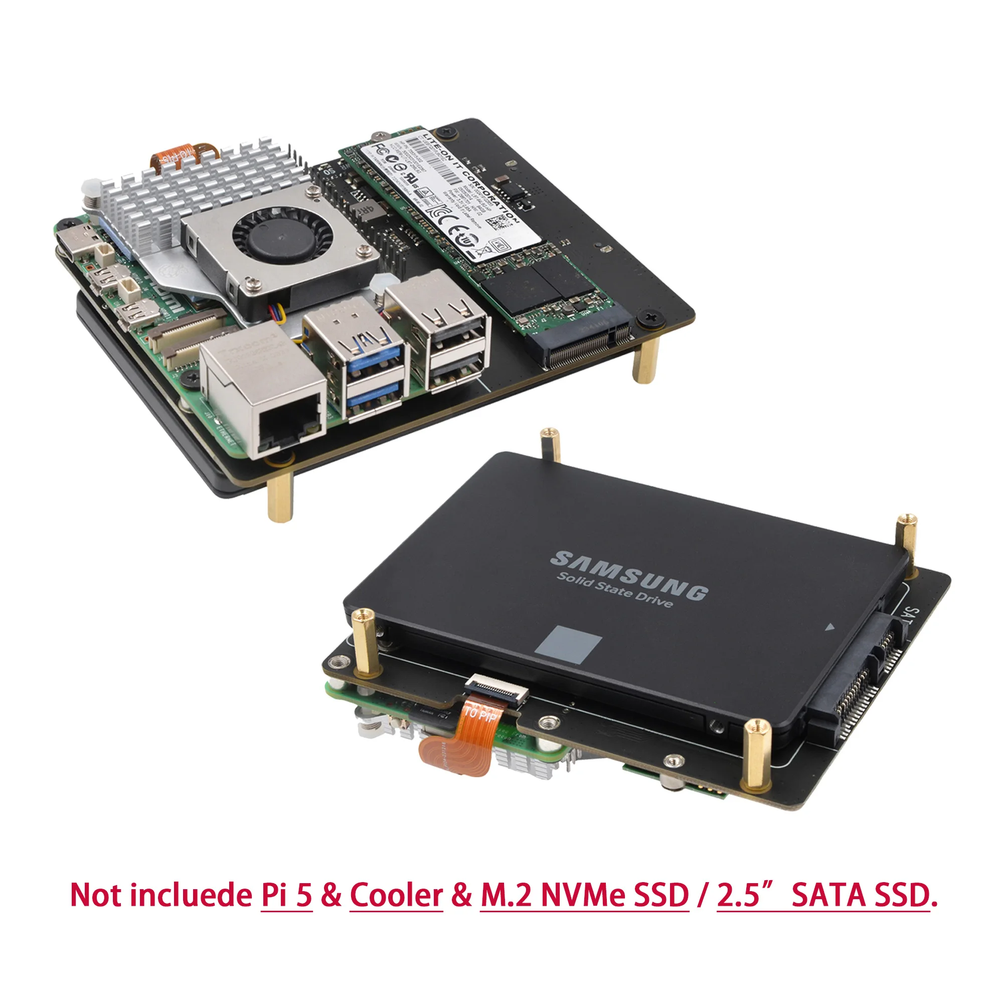 Geekworm-X1006-PCIe-to-2-5-SATA-SSD-HDD-M-2-2280-SSD-Shield-for ...