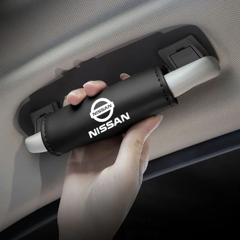 1Pcs PU Leather Roof Handle Anti scratch Protector Case For Nissan ...
