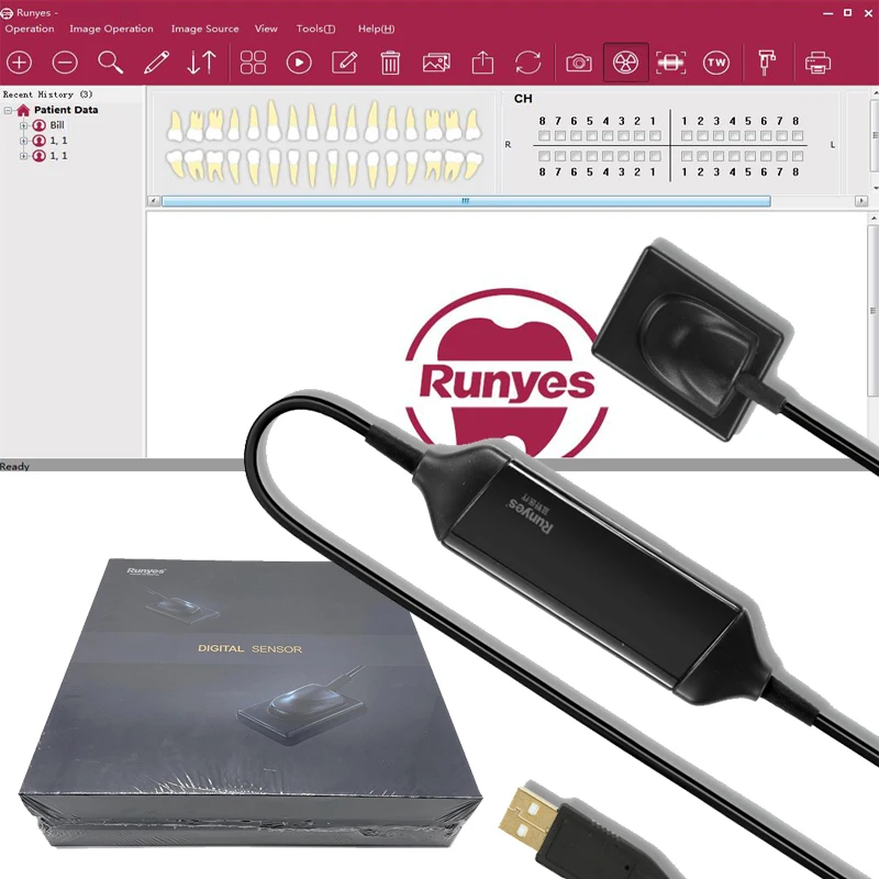Runyes-DR730-Dental-Intraoral-X-ray-RVG-Digital-Sensor-CMOS-APS-Imaging ...