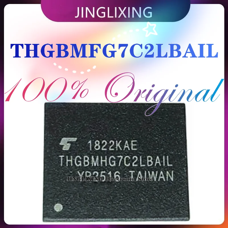 1pcs/lot New Original THGBMFG7C2LBAIL BGA153 EMMC 5.0 16GB Memory Chip ...