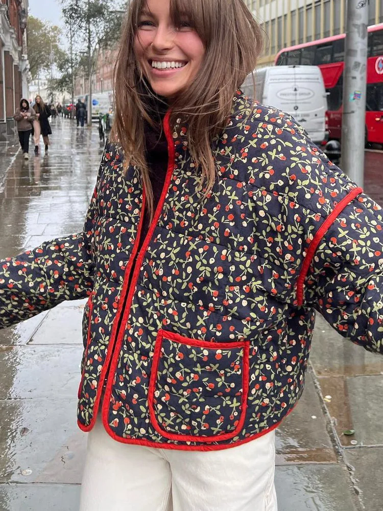 Autumn-Winter-Women-s-Cropped-Puffer-Jacket-Trend-Lightweight-Floral ...