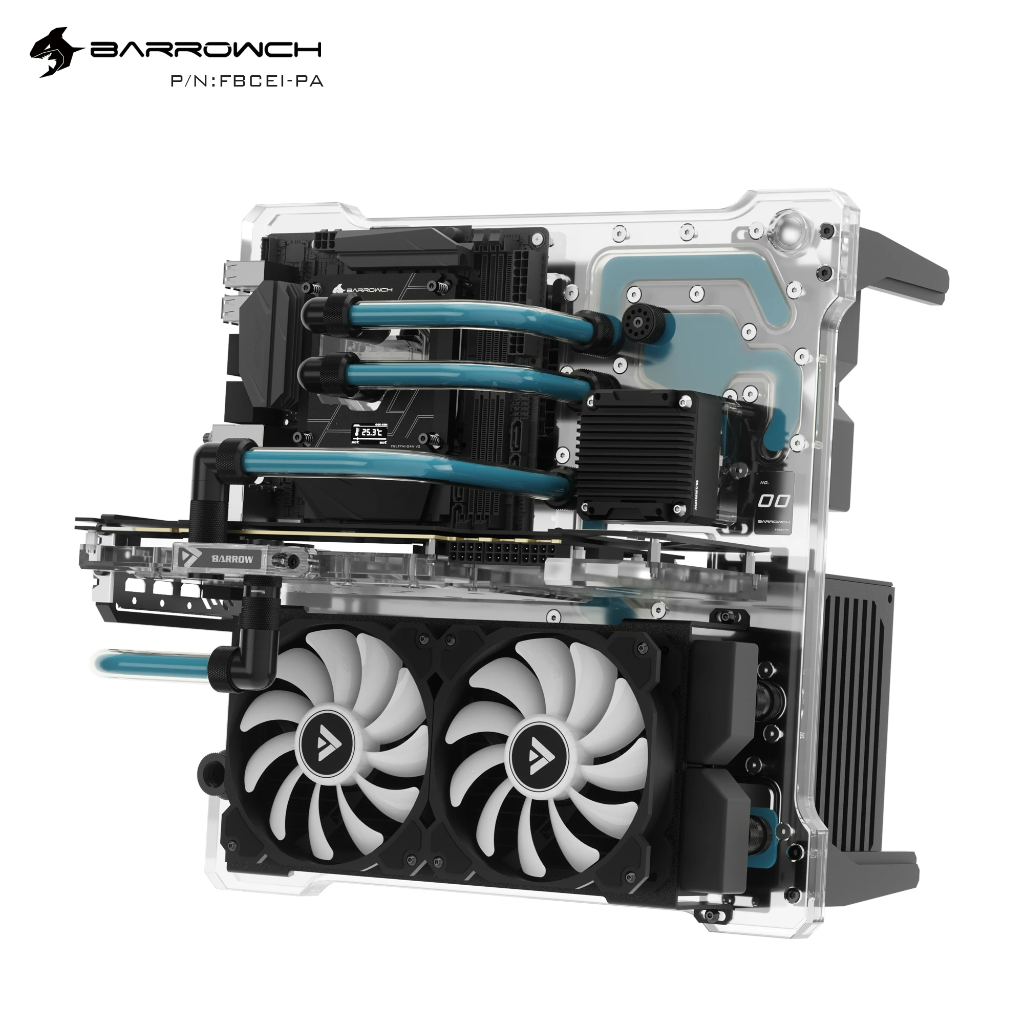 Barrowch ITX Case , Open Computer Mini Chassis , Modular Panel Case ...