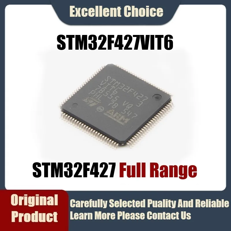 1pcs/lot-5pcs/lot Original Genuine Stm32f427vit6 Stm32f427 Vit6 Package Lqfp-100 180mhz 2048kb ...