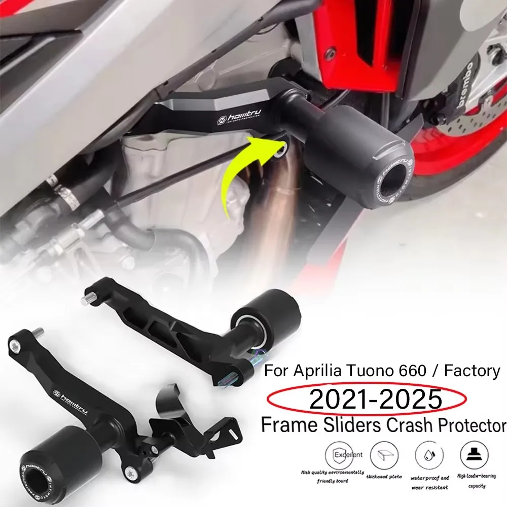 For Aprilia Tuono 660 / Factory 2021-2025 Motorcycle Frame Sliders ...