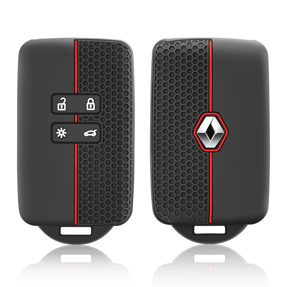 Silicone Car Key Cover For Renault Captur Koleos Kadjar Arkana Megane ...