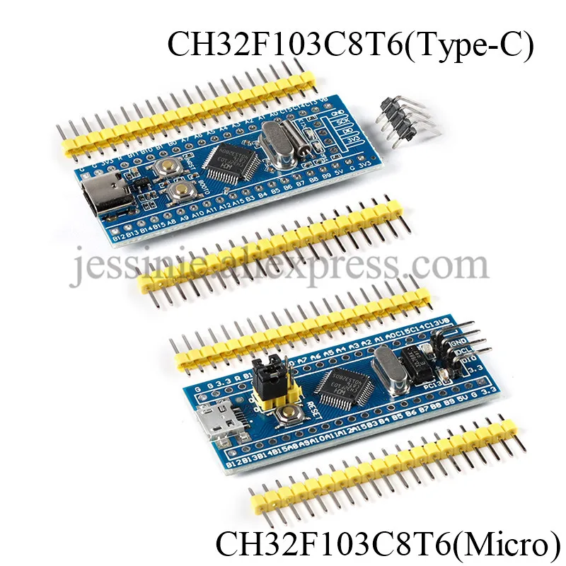 STM32F103C8T6-ARM-STM32-Minimum-Development-Board-Module-CH32F103C8T6-System-Board-Module-Type-C ...
