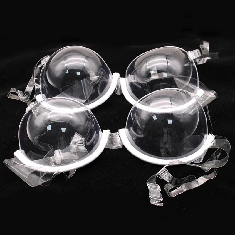Women-s-Transparent-Push-Up-Bra-Reusable-Ultra-thin-Clear-Straps-See ...