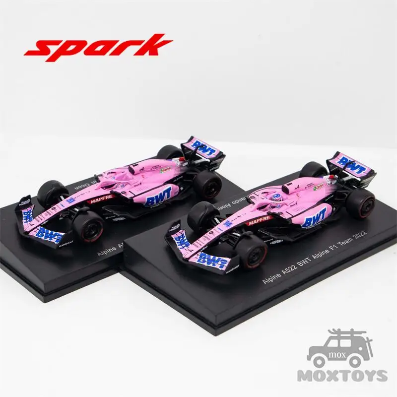 Spark 1:64 F1 Alpine A522 BWT Alpine F1 Team 2022 NO.14 F.Alonso /NO.31 ...