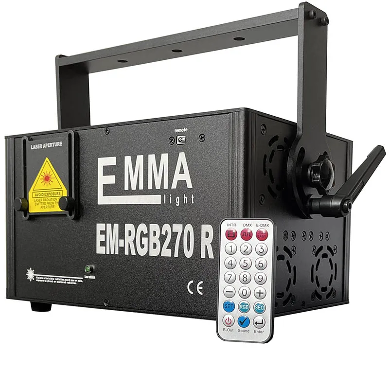 New ILDA Stage DJ Multi Color 5W RGB Dmx Animation Emma Text Disco Club ...