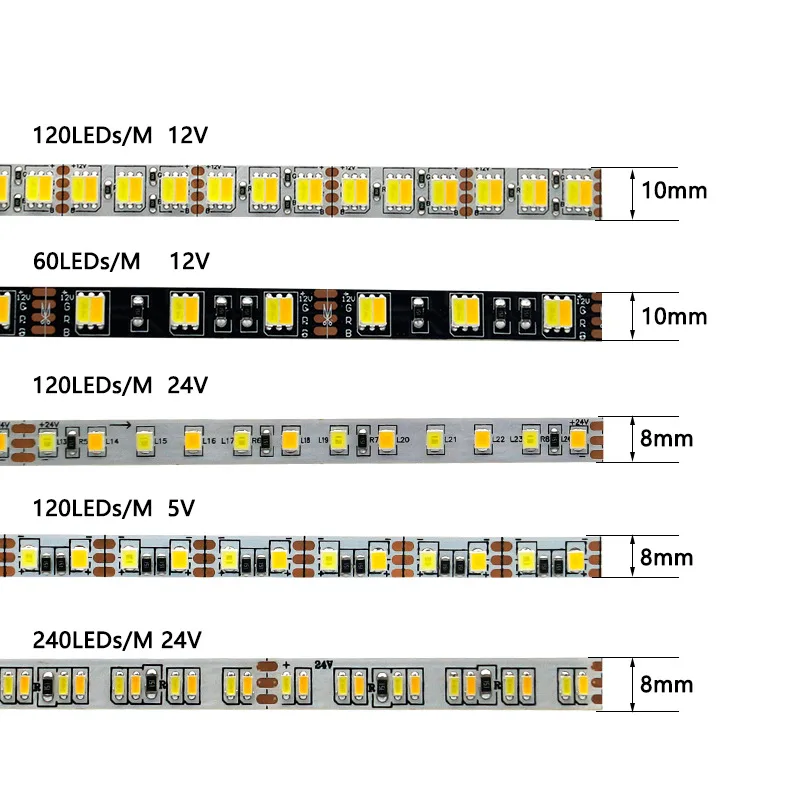 5V-12V-24V-5m-5050-Dual-White-SMD-2835-CCT-LED-Strip-Light-Color ...
