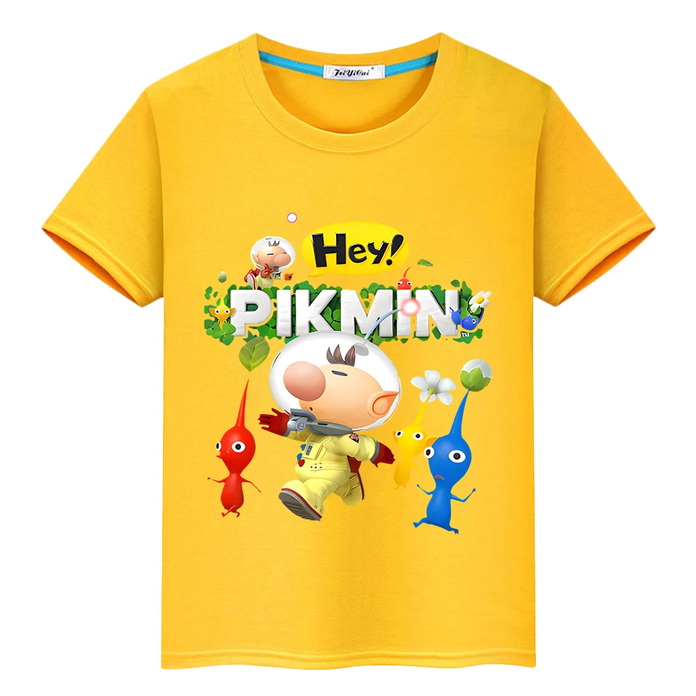 Pikmin-Print-cartoons100-Cotton-T-shirt-boys-anime-Tees-boys-clothes ...