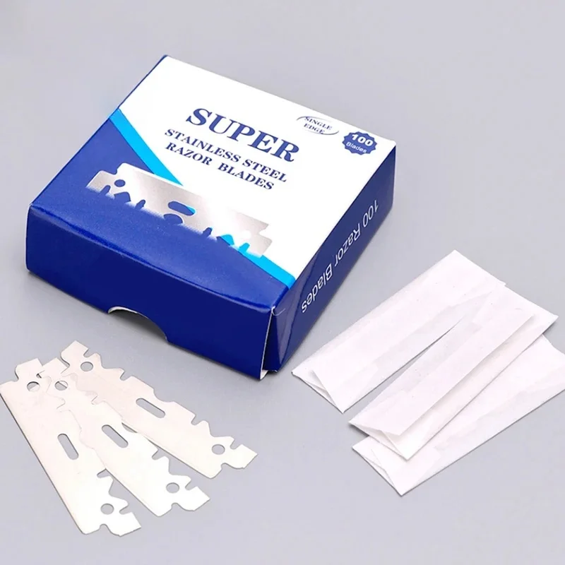 Single-sided-Razor-Blades-Stainless-Steel-Safety-Shaving-Blades-Men-s ...