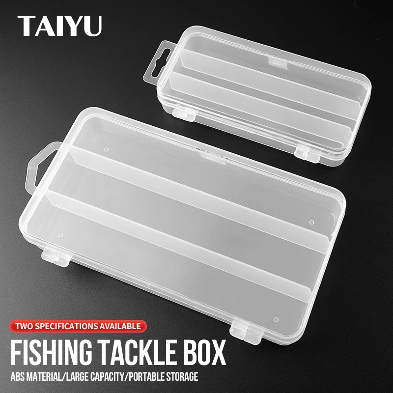 Plastic Box Easecos 2 Pack Mini Fishing Tackle Box - Clear Plastic ...