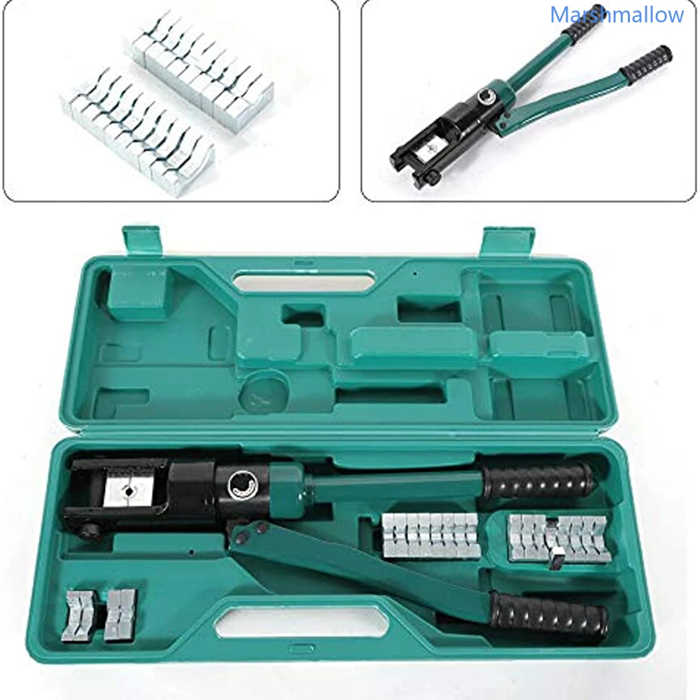 16-Tons-Hydraulic-Crimp-Press-Squeeze-Tools-Pliers-Cable-Shoe-Press ...