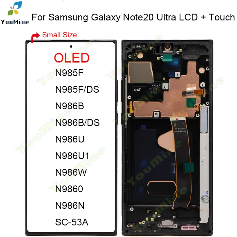6-9-OLED-For-Samsung-Note20-Ultra-LCD-N985F-Display-Touch-Screen ...