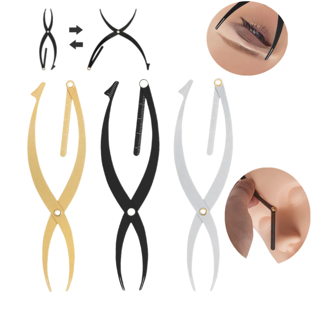 1pcs-Stainless-Steel-Eyebrow-Positioning-Ruler-Microblading-Golden ...