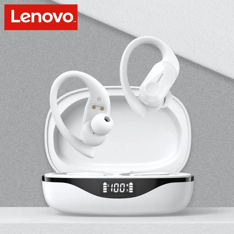 Lenovo auriculares inalámbricos LP75 con TWS, cascos deportivos con Bluetooth, micrófono estéreo ...