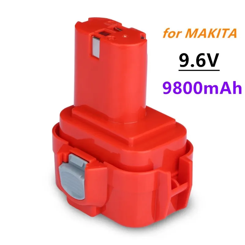 9.6V 9800mAh Rechargeable Battery Pack Power Tool Battery Cordless Drill for Makita 9120 9122 ...