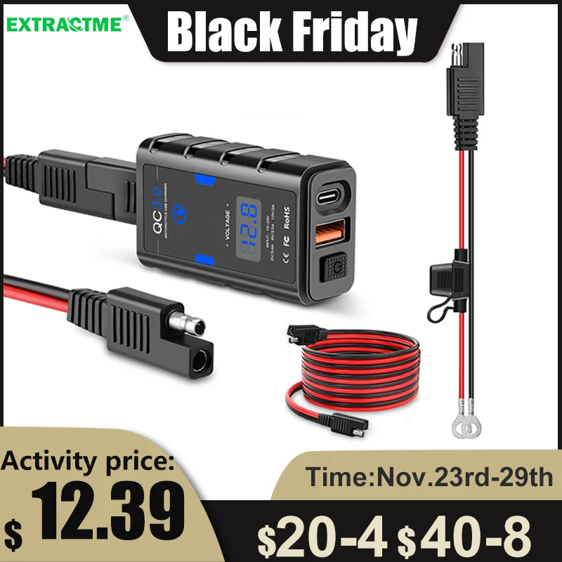 Extractme-6-8A-QC3-0-Motorcycle-USB-Charger-Waterproof-12V-Power-Supply ...