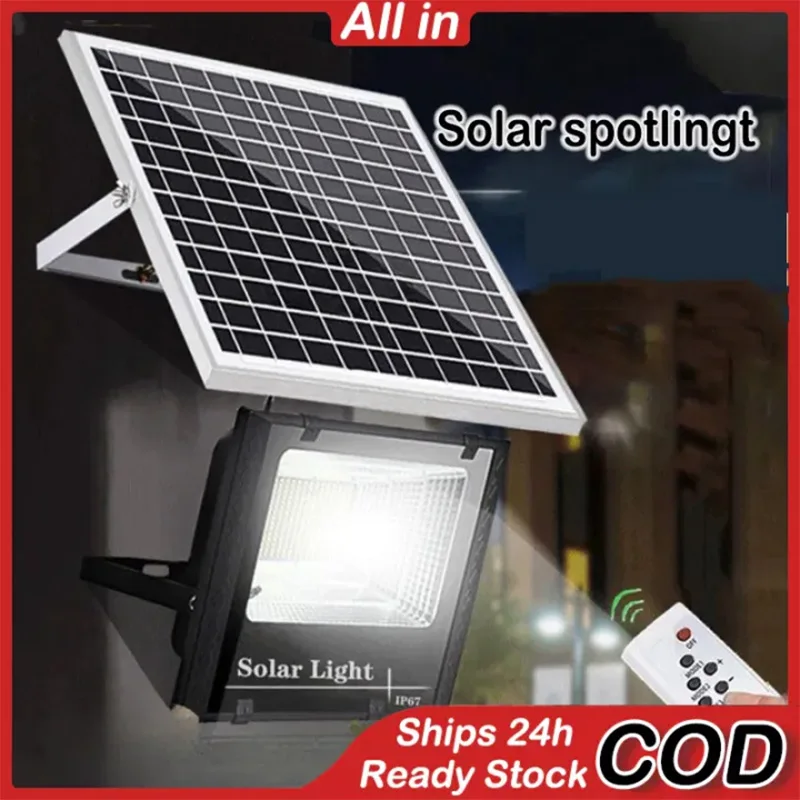 Outdoor-Solar-Light-LED-Lights-Solar-Spotlight-IP67-Waterproof-Garden ...