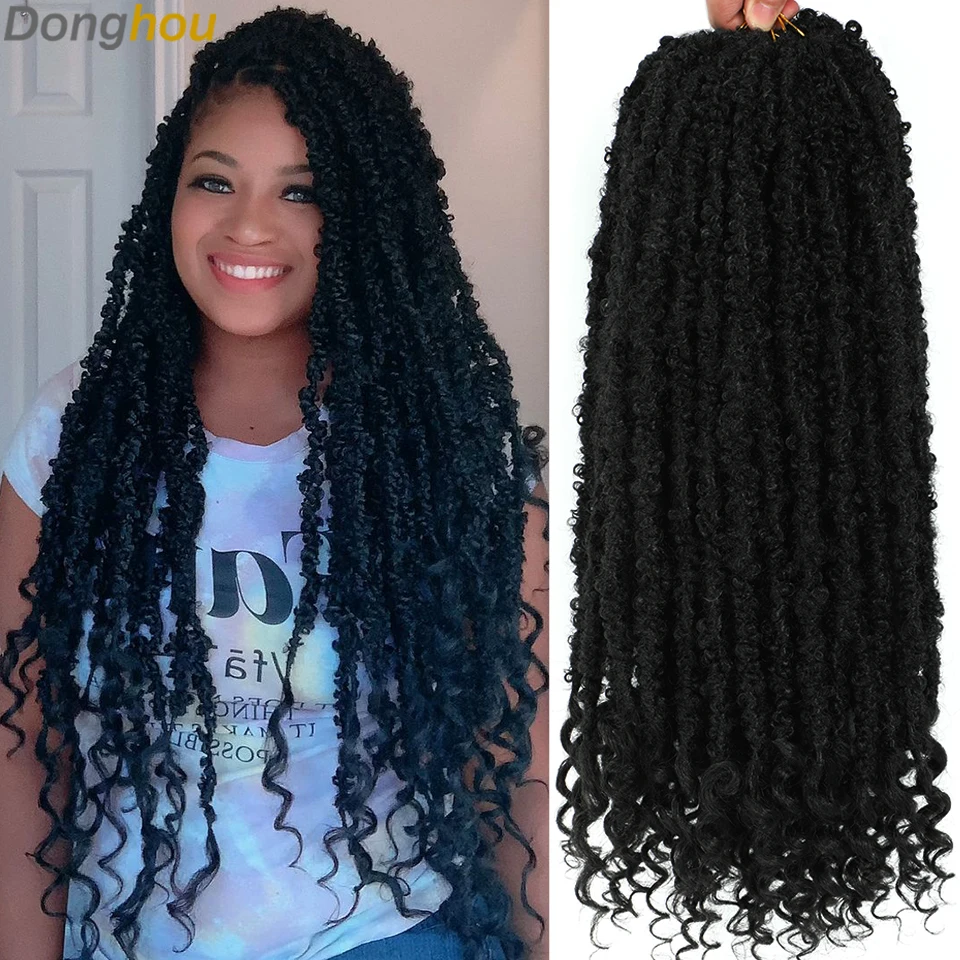 18-Inch-Butterfly-Locs-Crochet-Hair-Curly-Ends-Pre-Twisted-Goddess ...