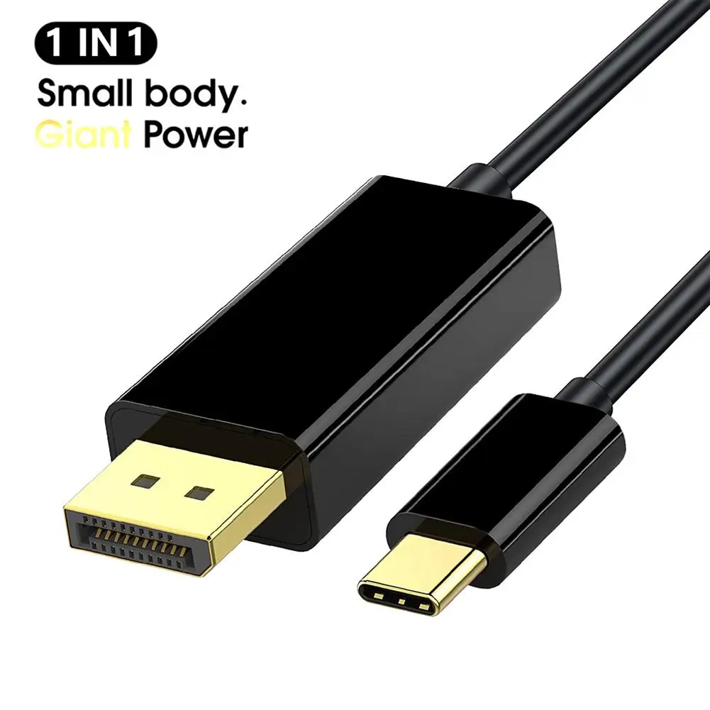 Usb-Type-C-To-Displayport-Adapter-Cable-4k-60hz-Usb-C-Cable-For-Laptop ...