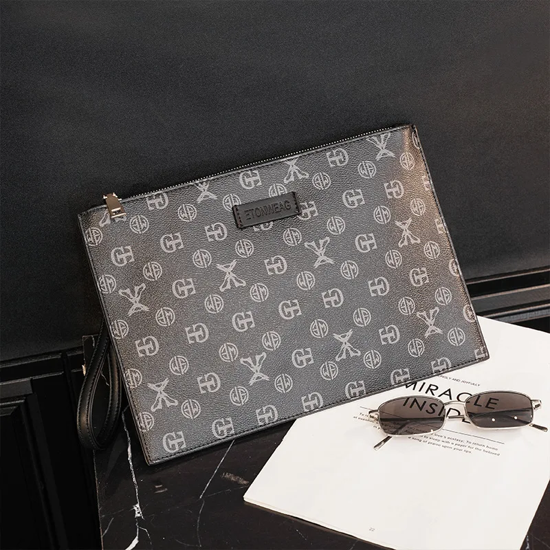 Business-Casual-Clutch-Bag-Men-High-Capacity-Fashion-Printed-Envelope ...