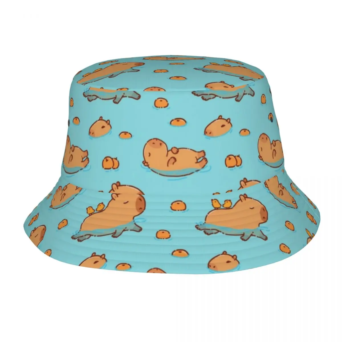 Capybara-Sombrero-de-pescador-con-estampado-de-naranjas-para-hombre-y ...
