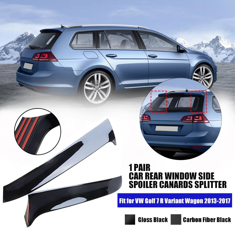 Car Rear Window Side Spoiler for VW Golf 7 R Variant Wagon 2013-2017 ...