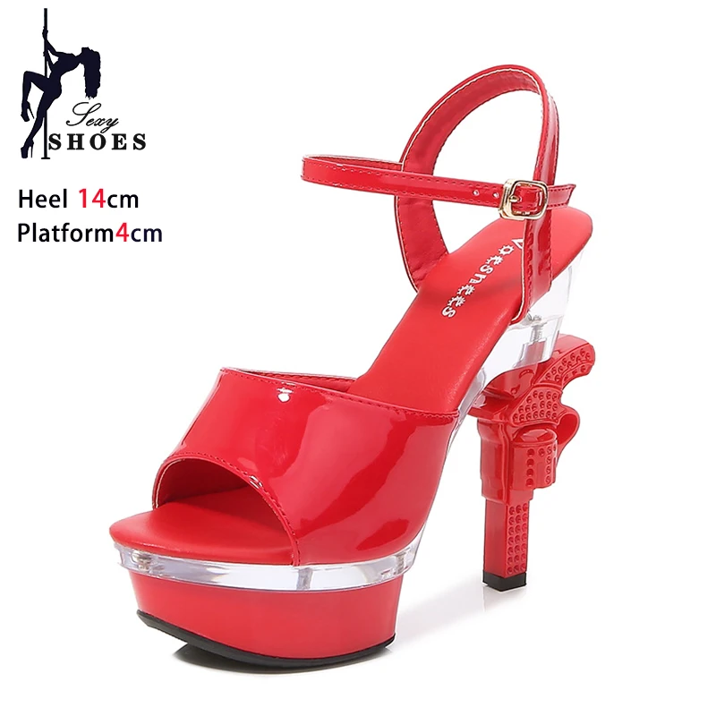 Nightclub-Stage-Perform-High-Heels-14CM-Gun-Heel-Sexy-Striptease-Shoes ...