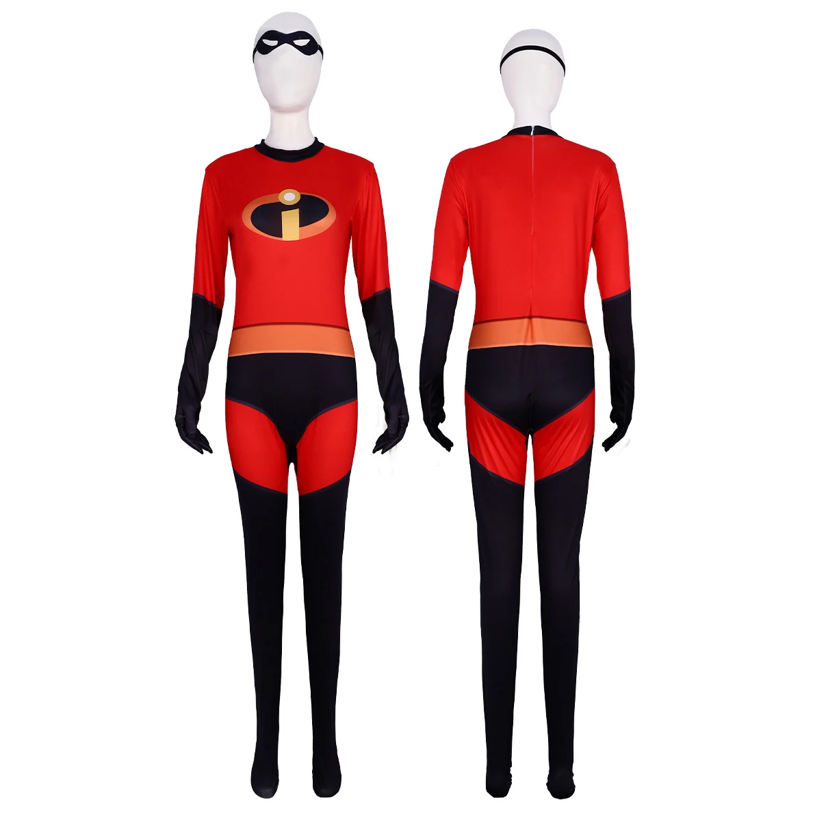 Elastigirl Helen Parr Dames Cosplay Bodysuit And Mask Halloween Party ...