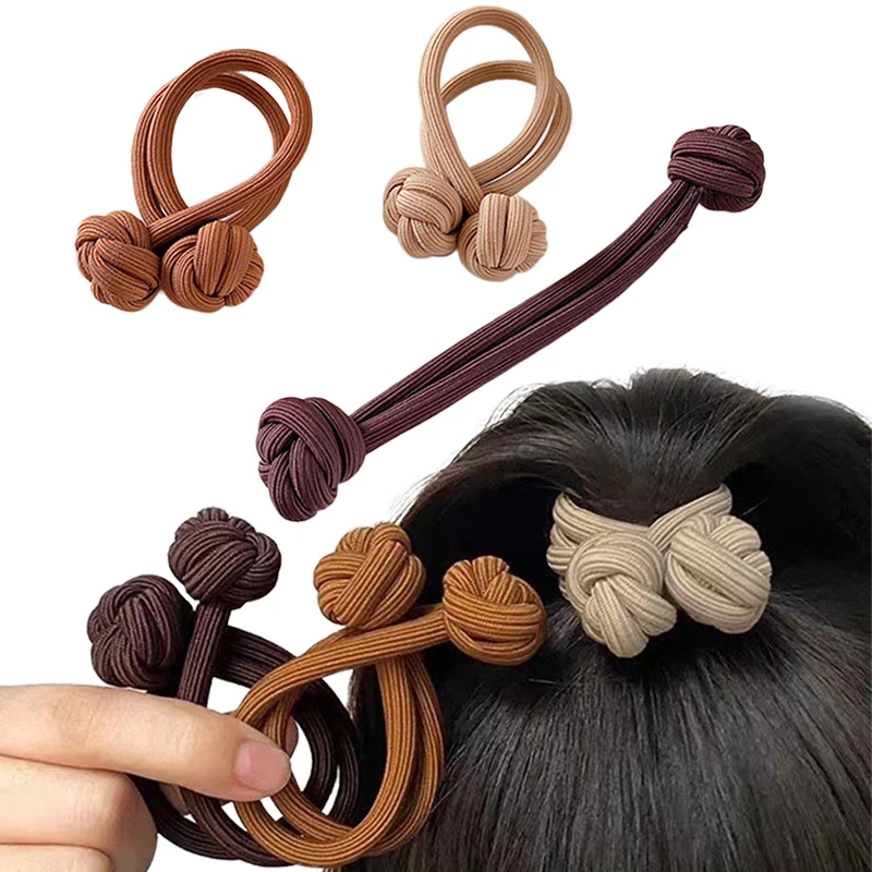 Molans-New-Knot-Hair-Rope-Tie-Rubber-Bands-Simple-Hairbands-Durable ...