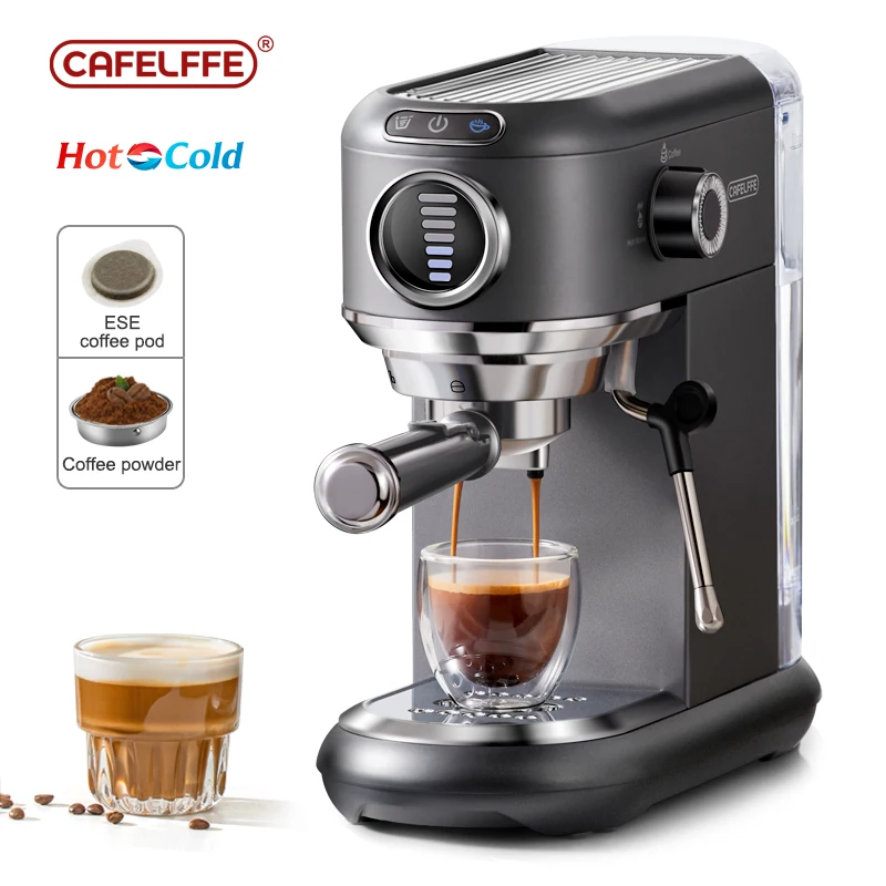 Cafelffe-Cappuccino-Espresso-Machine-Inox-Semi-Automatic-Coffee-Maker ...