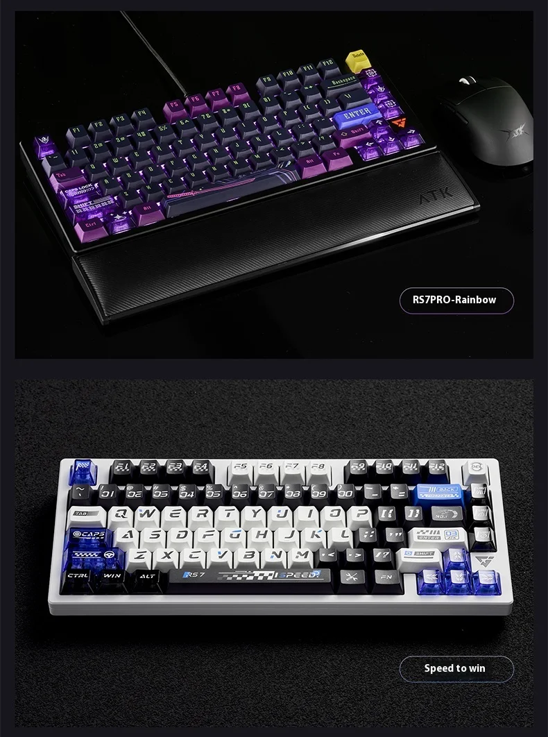 ATK RS7 Pro Keyboard - 8K Speed, Hall Effect, RGB Gaming Gear ...