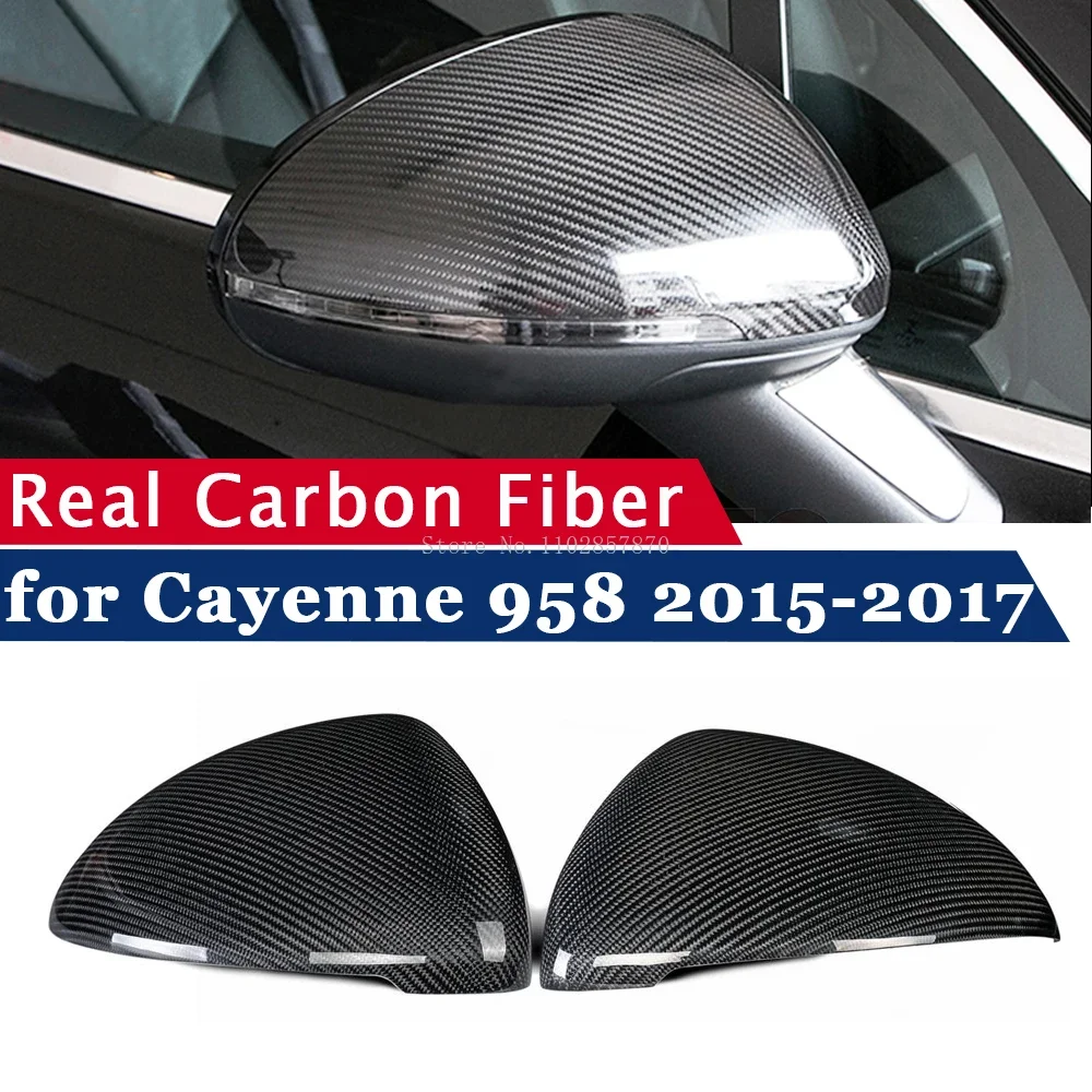 LHD-Rearview-Mirror-Cover-for-Porsche-Cayenne-958-2015-2016-2017-Real ...