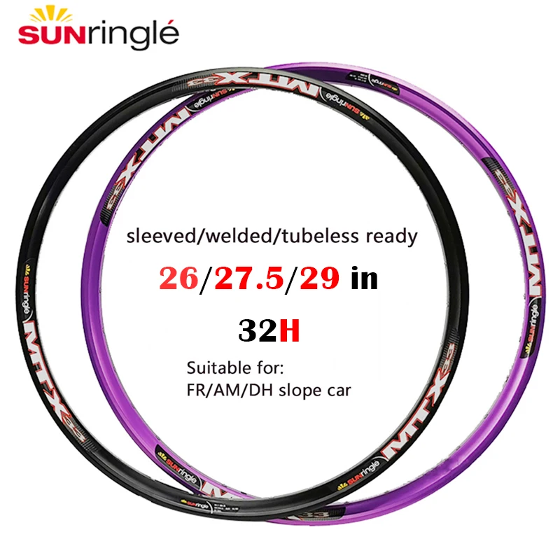 Sunringle-Mountain-Bike-Circle-MTX33-High-Strength-Rims-32H-26-27-5-29 ...